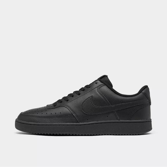 Nike | Shoes | Nib Men Nike Court Vision Low Cd5463 02 Triple Black ...